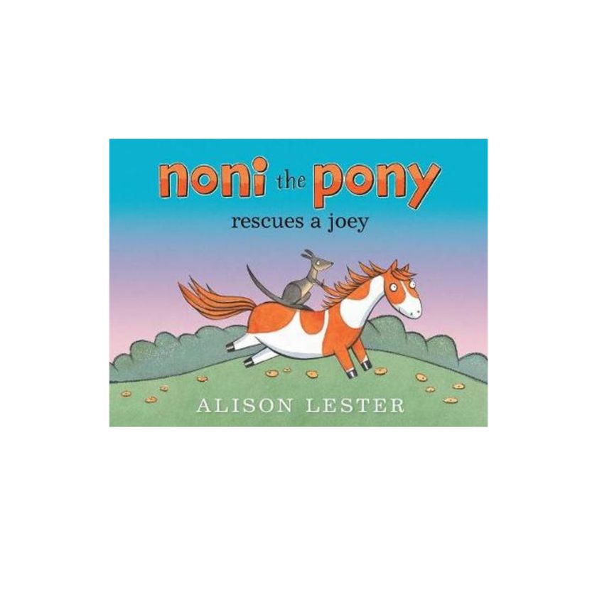 Noni the Pony Rescues A Joey Board Book | Zebra Finch Style