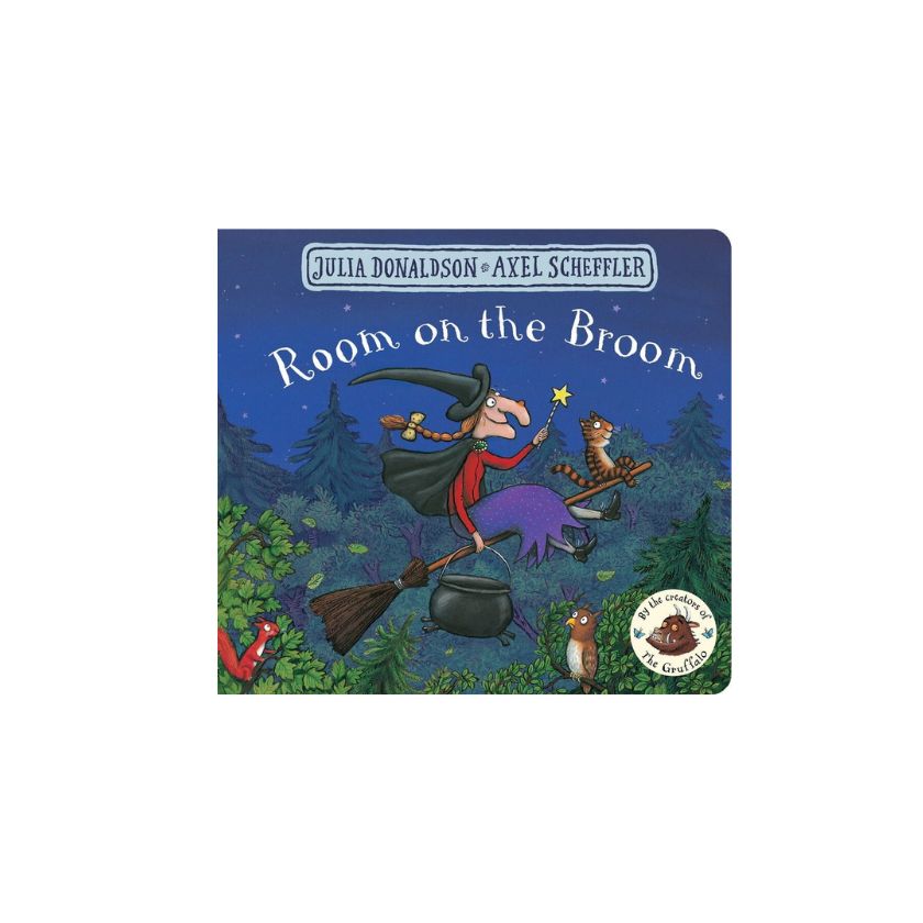Room On The Broom Board Book | Zebra Finch Style