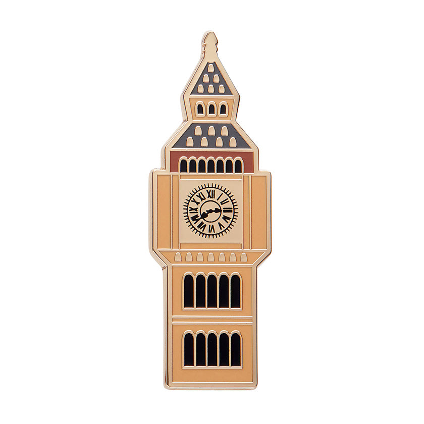 Erstwilder Big Ben Enamel Pin | Zebra Finch Style