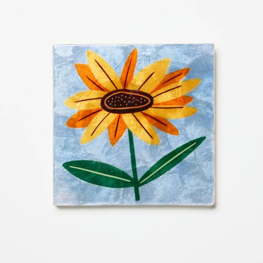 Jones and Co Superette Sunflower Tile | Zebra Finch Style
