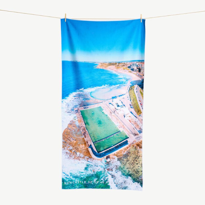 Newy Pools Beach Towel | Destination Label | Zebra Finch Style